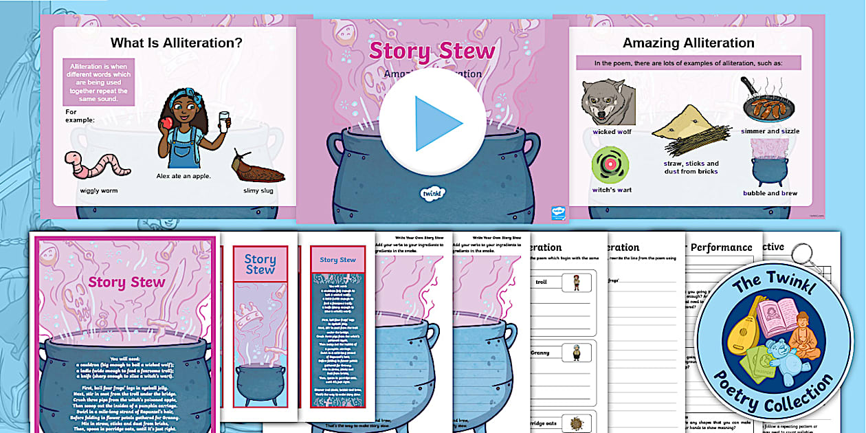 'Story Stew – Fairytale Recipe Poem for KS1 (Teacher-Made)